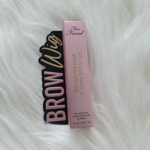 Too Faced | Makeup | New Too Faced Brow Wig Brow Gel Dark Brown | Poshmark